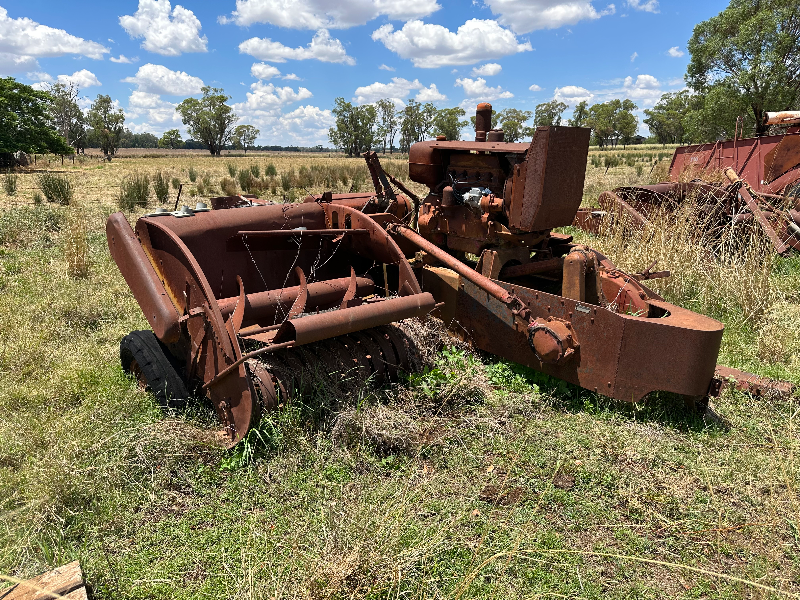 Lot 35 - Antique McCormick small square baler | AuctionsPlus