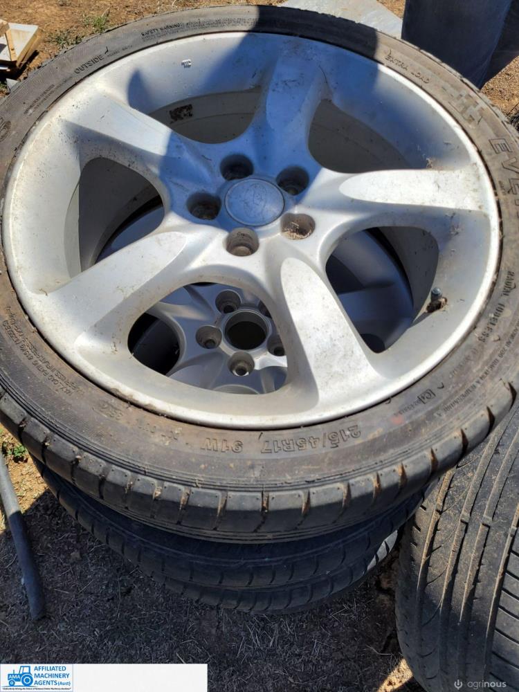 Lot 140 - 5x Subaru Mag Factory Wheels | AuctionsPlus