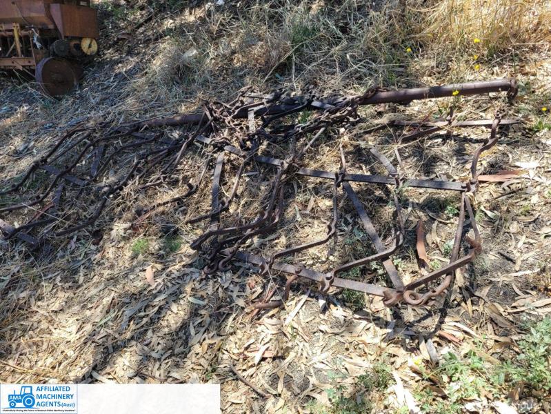 Lot 89 - 3 Section Fire Harrows with 9ft Bar | AuctionsPlus