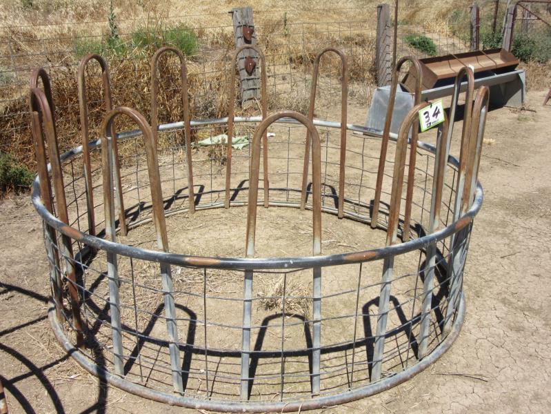 Lot 34 - Round Bale Hay Feeder Ring | AuctionsPlus