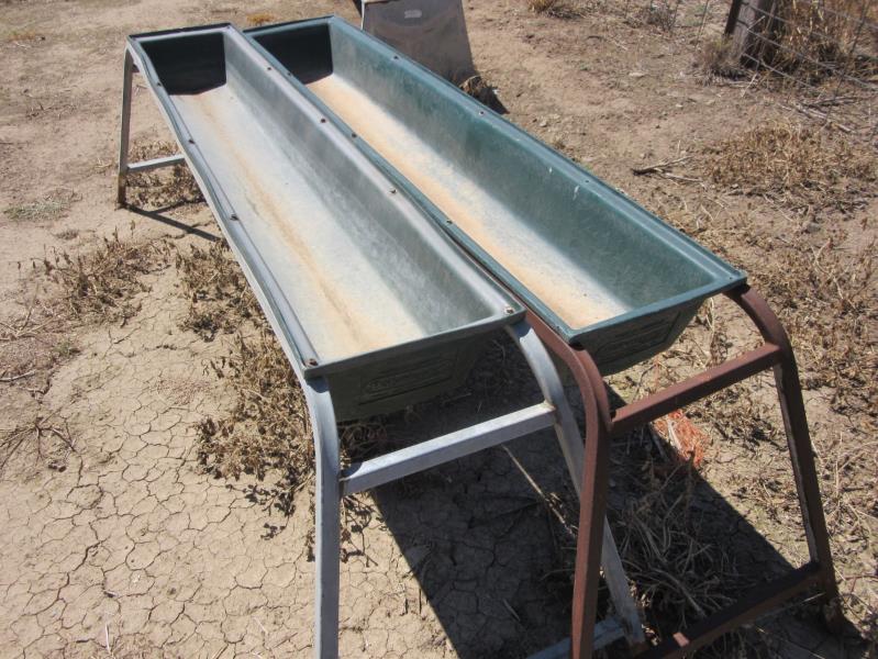 Lot 35 - Polymaster Feed Troughs X 2 | AuctionsPlus