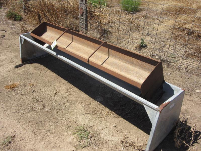 Lot 36 - Metal Feed Troughs X 2 | AuctionsPlus