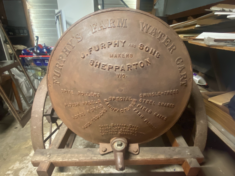 Lot 8 - Furphy Water Cart | AuctionsPlus