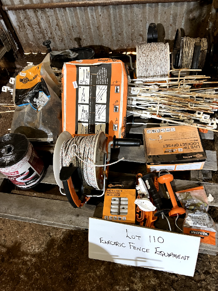 Lot 110 - Electric Fencing Equipment | AuctionsPlus