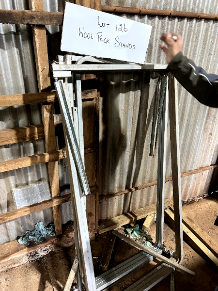 Lot 126 - Wool Pack Stands | AuctionsPlus