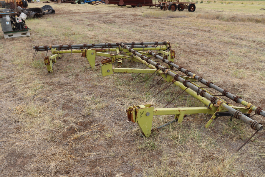 Lot 34 - 40' Big rig mounted harrows | AuctionsPlus