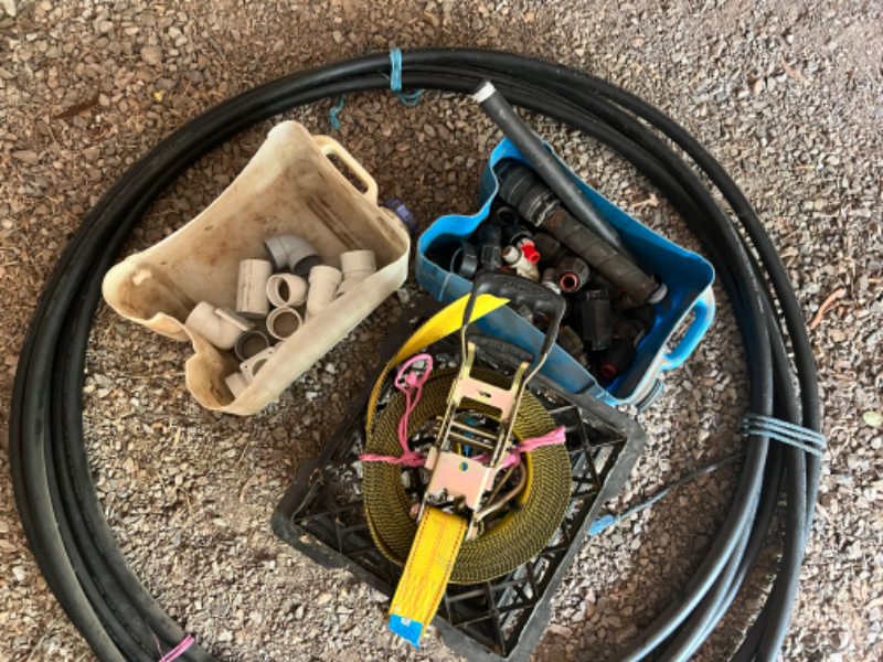 Lot 277 - Poly Pipe, fittings etc | AuctionsPlus