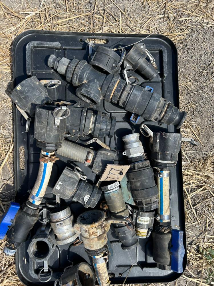 Lot 222 - Assorted cam-lock fittings & taps | AuctionsPlus