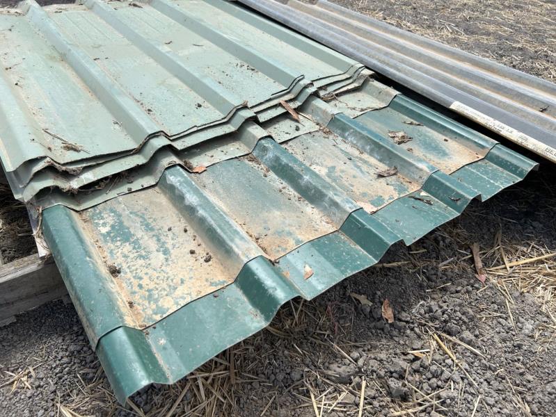 Lot 236 - Colorbond green offcuts | AuctionsPlus