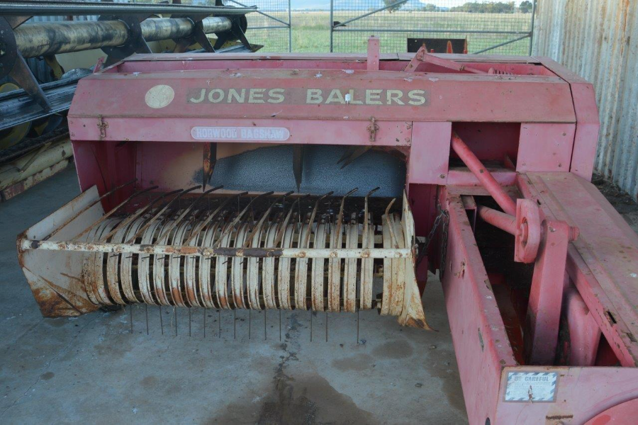 Lot 14 - HORWOOD BAGSHAW JONES SMALL SQUARE BALER | AuctionsPlus