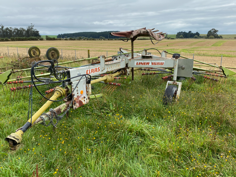 Lot 320 - Claas liner 1550 2 Rotor Rake | AuctionsPlus
