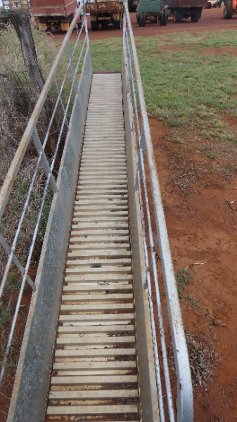 LOT 52 - Portable sheep loading ramp. | AuctionsPlus