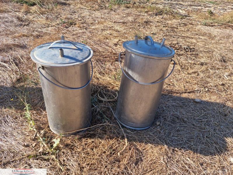 Lot 215 - 2 x Stainless steel test buckets. | AuctionsPlus