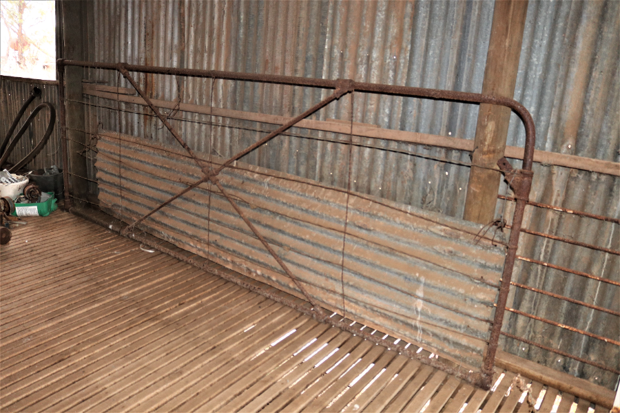 Lot 115 - Sunshine (HV McKay) farm gate. | AuctionsPlus