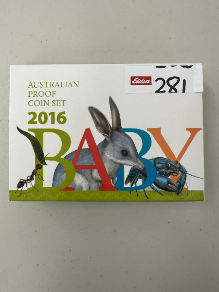 Lot 281 - 2016 Baby Australian Proof Coin Set | AuctionsPlus