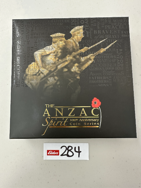 Lot 284 - 2015 The ANZAC Spirit 100th anniversary coin series ...
