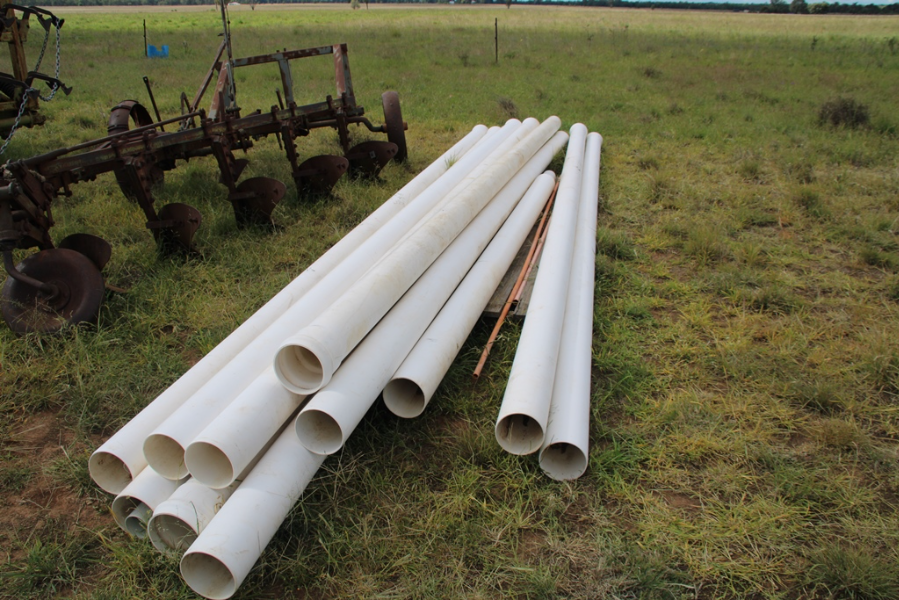 Lot 129 - 10x 20' lengths 6' diameter PVC pipe | AuctionsPlus