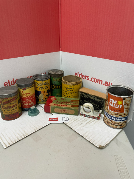Lot 120 - small vintage food packages | AuctionsPlus