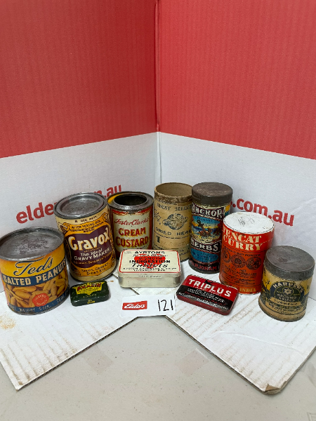Lot 121 - small vintage food packages | AuctionsPlus