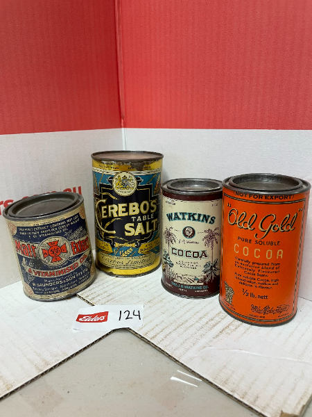 Lot 124 - small vintage food packages | AuctionsPlus