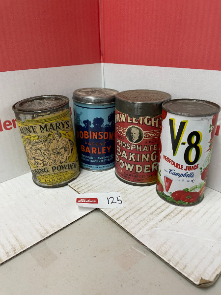 Lot 125 - small vintage food packages | AuctionsPlus