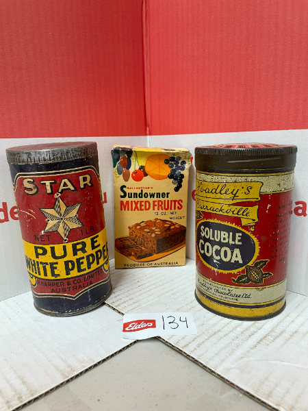 Lot 134 - small vintage food packages | AuctionsPlus