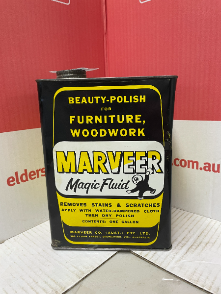 Lot 192 - Marveer beauty-polish tin one gallon | AuctionsPlus