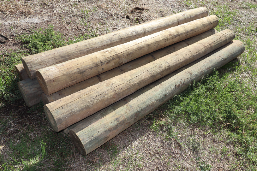 Lot 70 - Treate Pine Strainer Posts | AuctionsPlus