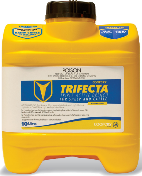 Lot 10 - Coopers Trifecta Cattle and Sheep Oral Drench 10L | AuctionsPlus