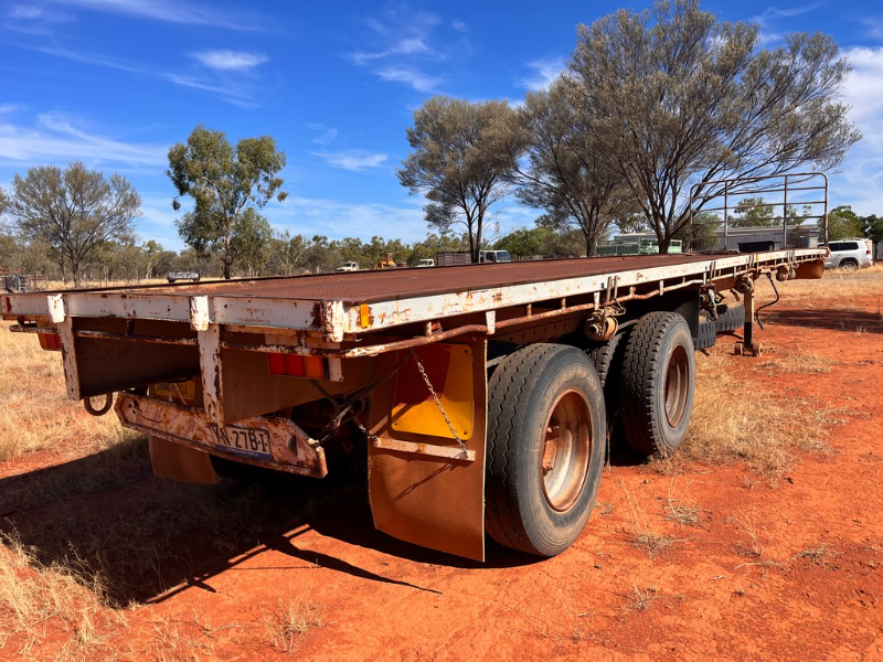 Lot 22 - 40ft Spread Axle Bogey Trailer | AuctionsPlus