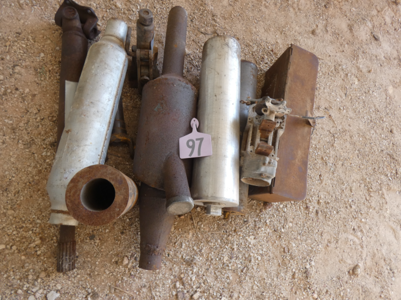 Lot 97 - Rollers & Fordson Tool Box & Muffler | AuctionsPlus