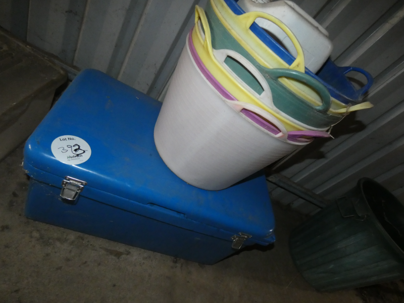 Lot 393 - Blue Esky & Tuff Tubs | AuctionsPlus
