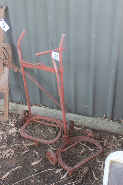 Lot 26 - Pel-Oil Drum Trolleys | AuctionsPlus