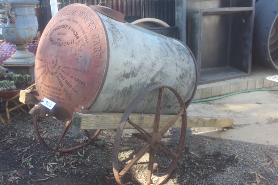 Lot 303 - Furphy Water Cart | AuctionsPlus