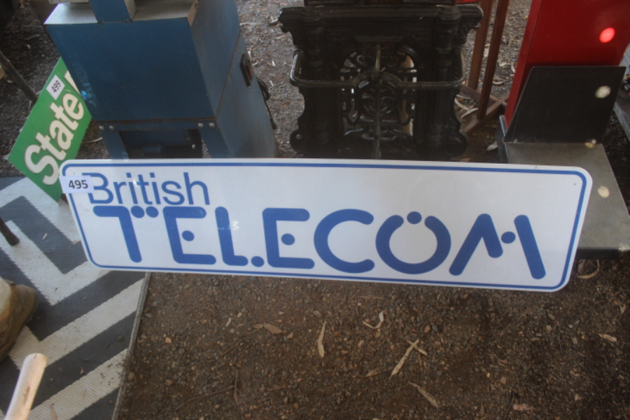 Lot 495 - British Telecom Sign | AuctionsPlus