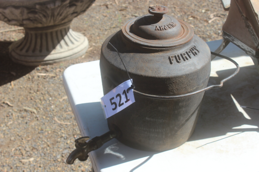Lot 521 - Furphy Fountain Kangaroo Stove | AuctionsPlus
