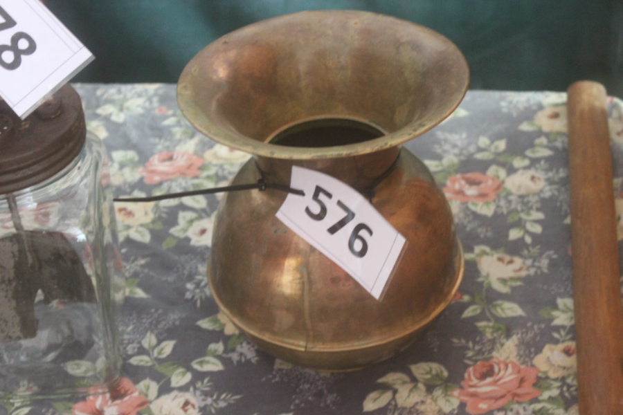 Lot 576 - Union Pacific Railway Brass Spitoon | AuctionsPlus