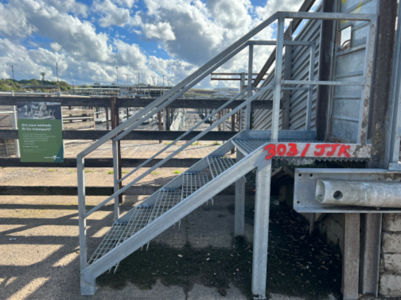 Lot 303 - Loading Ramp with Access Steps | AuctionsPlus