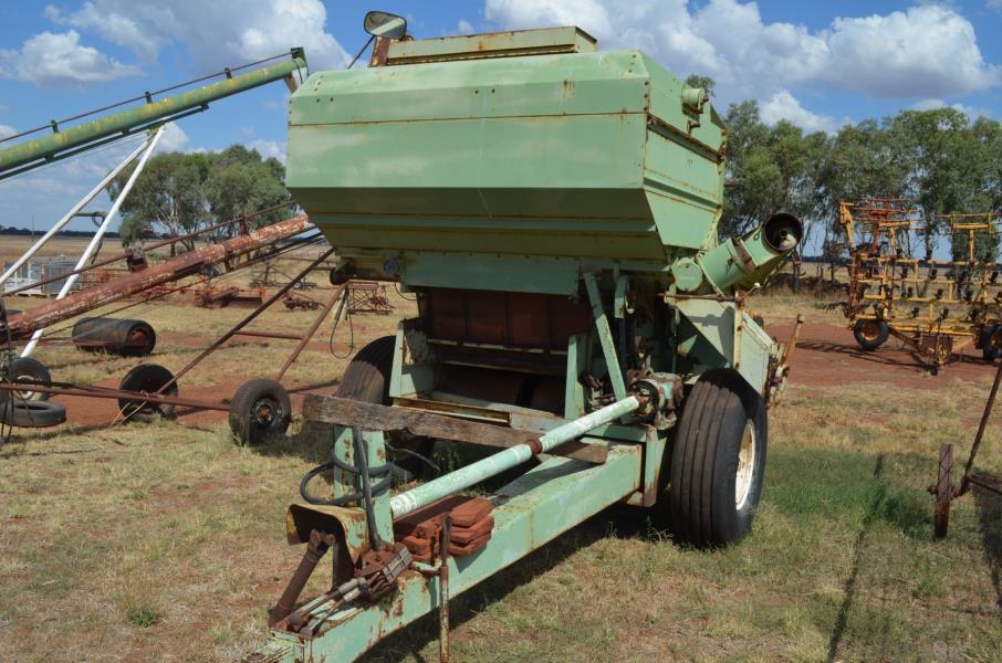 Lot 108 - John shearer PTO header designed for seed cleaning | AuctionsPlus