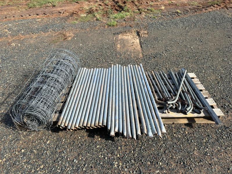 Lot 98 - “Cocky gap” gate ends, tensioner & wire | AuctionsPlus