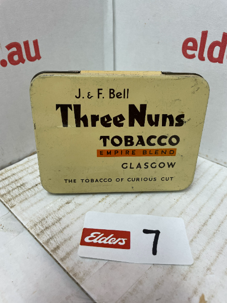 Lot 7 - Three Nuns Tobacco Tin | AuctionsPlus