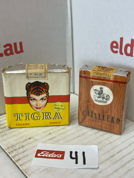 Lot 41 - Unopened - Tigra Cigarettes & Caballero Cigarettes | AuctionsPlus
