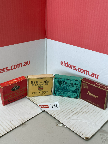 Lot 74 - 4 x Assorted Cigarette Boxes | AuctionsPlus
