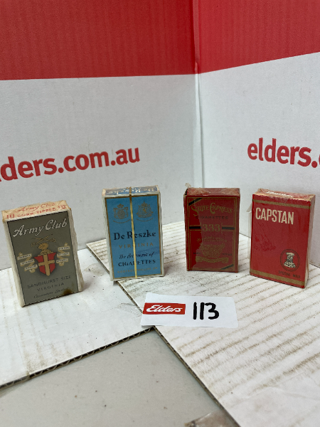 Lot 113 - 4x Assorted Cigarette Boxes | AuctionsPlus