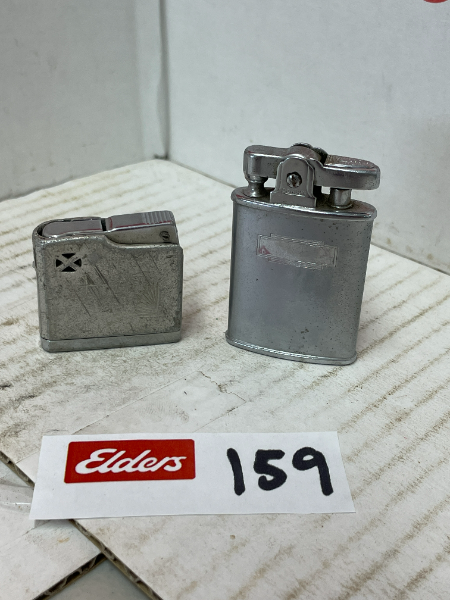 Lot 159 - 2x Silver lighters | AuctionsPlus