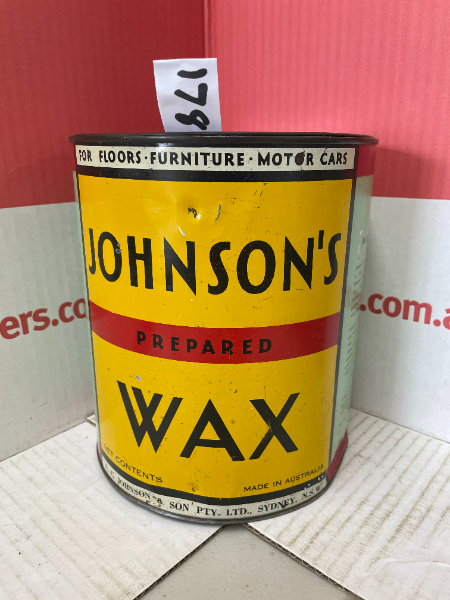 Lot 178 - Johnson's Prepared Wax tin | AuctionsPlus