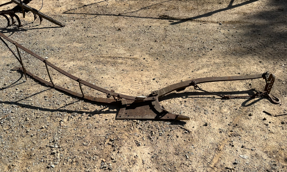 Lot 170 - Antique horse drawn plough | AuctionsPlus