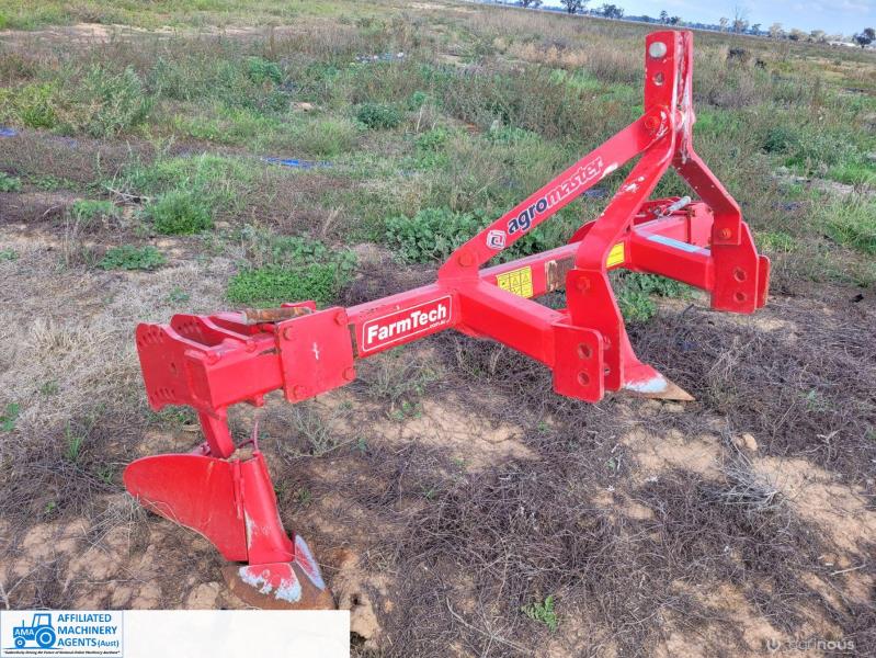 Lot 74 - 3pl Farmtech Agromaster 2 row Hiller ~ As New Cond. | AuctionsPlus
