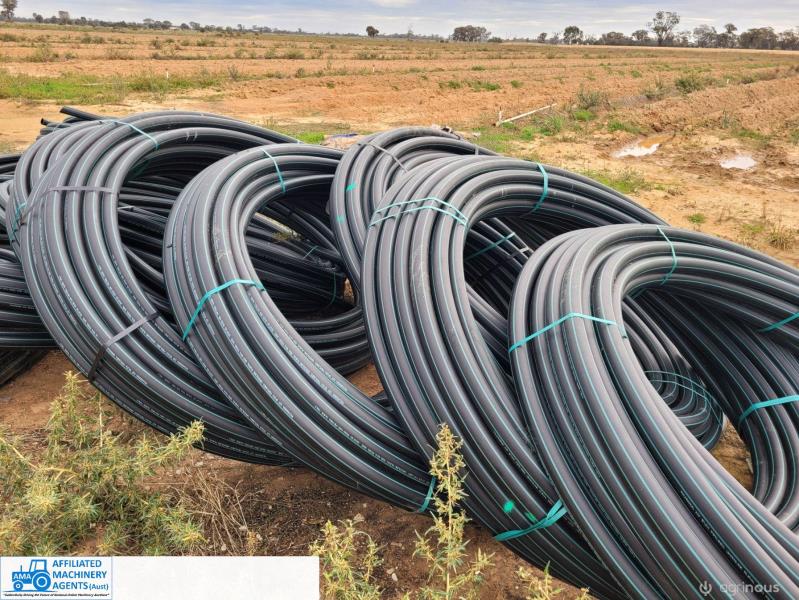 Lot 88 - 2x 100m Rolls of New 2' Rural Poly Pipe (No.3) | AuctionsPlus