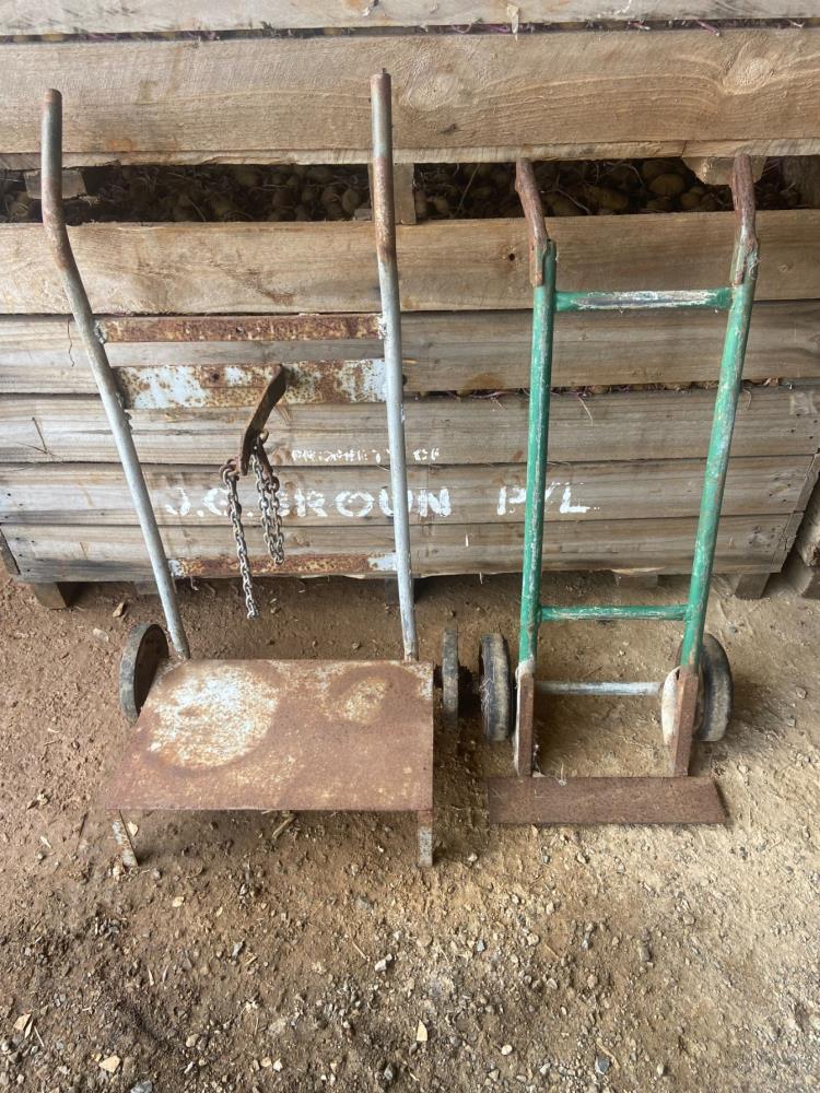 Lot 140 - Hand Trolleys - Pair | AuctionsPlus